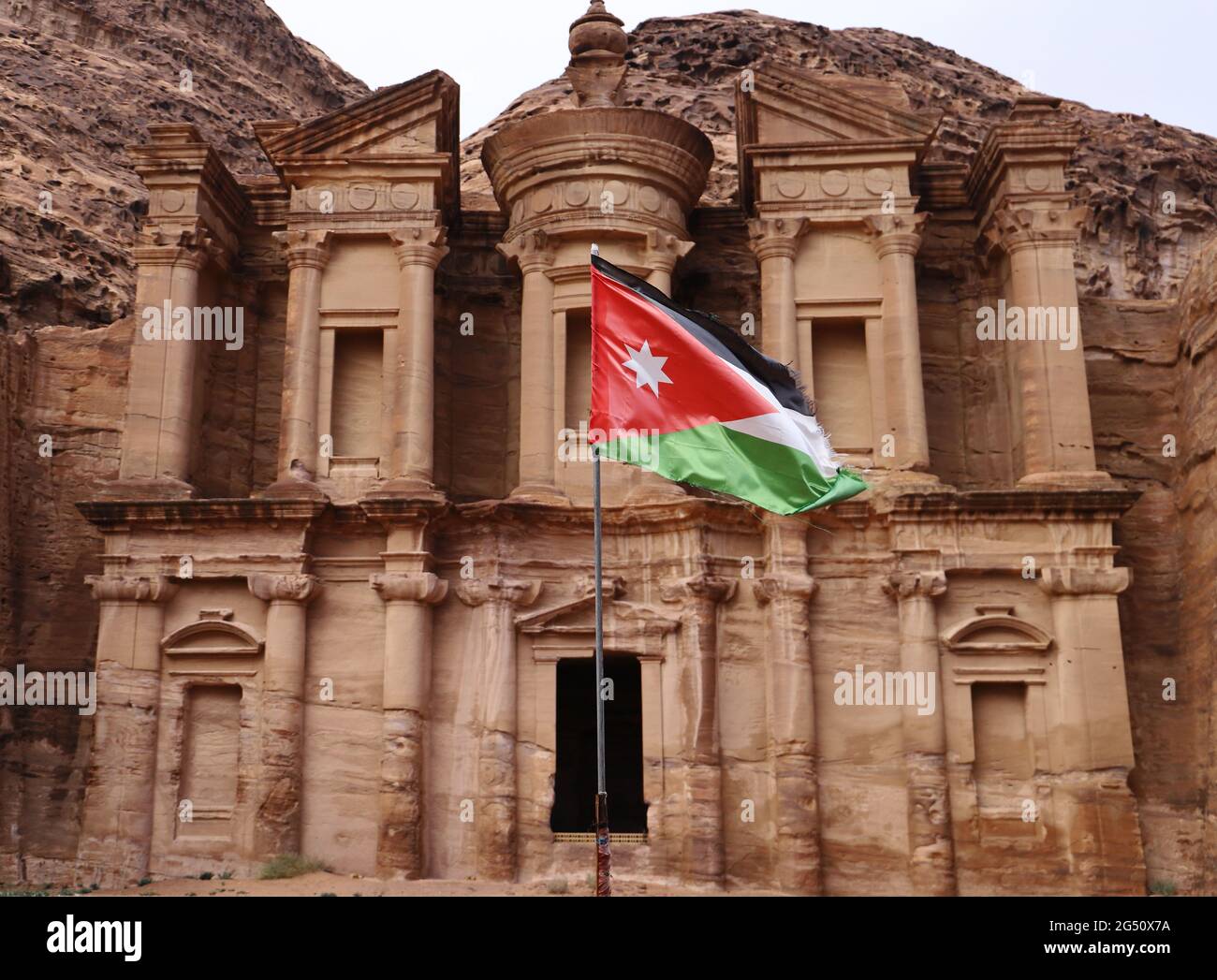 Ad Deir temple in Petra, Jordan Stock Photo - Alamy