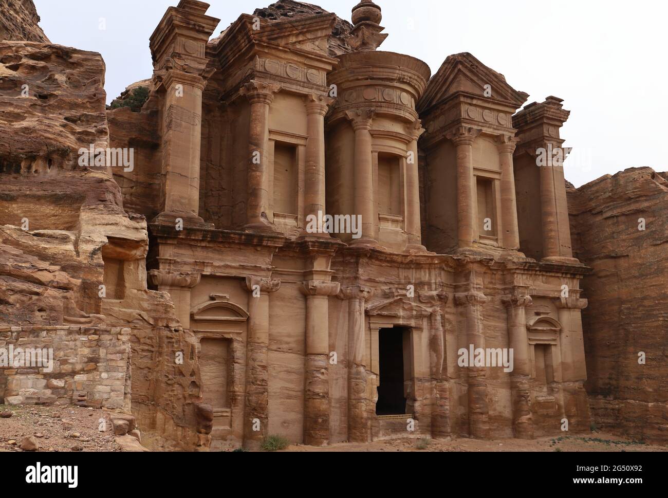 Ad Deir temple in Petra, Jordan Stock Photo - Alamy