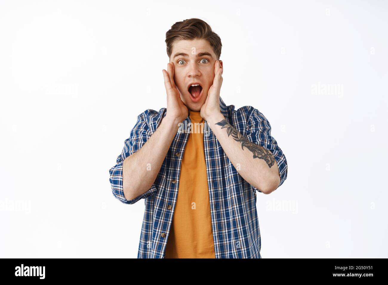 Astonished student hi-res stock photography and images - Alamy