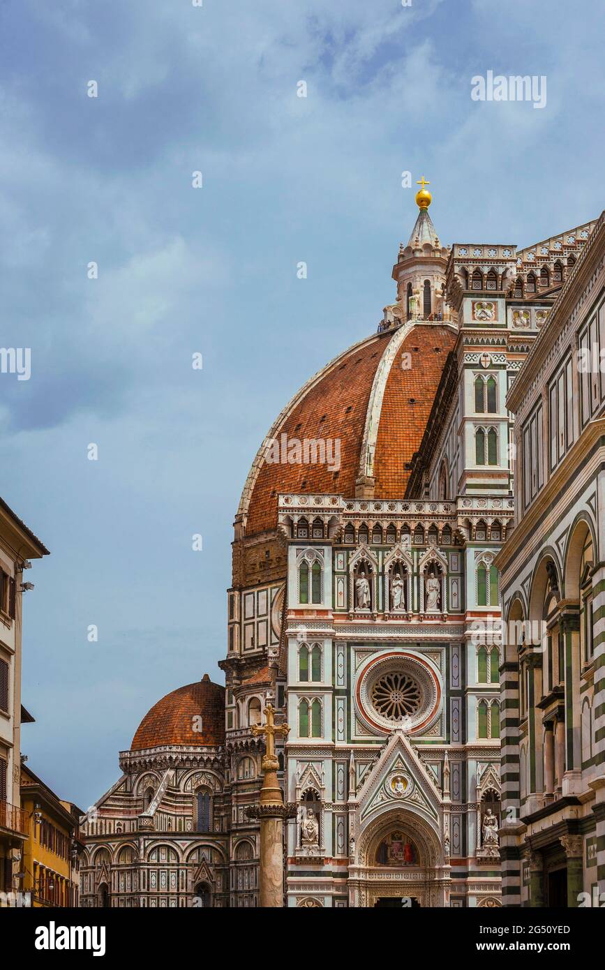 Florence Cathedral St Mary of the Flower and St John Baptistery ...