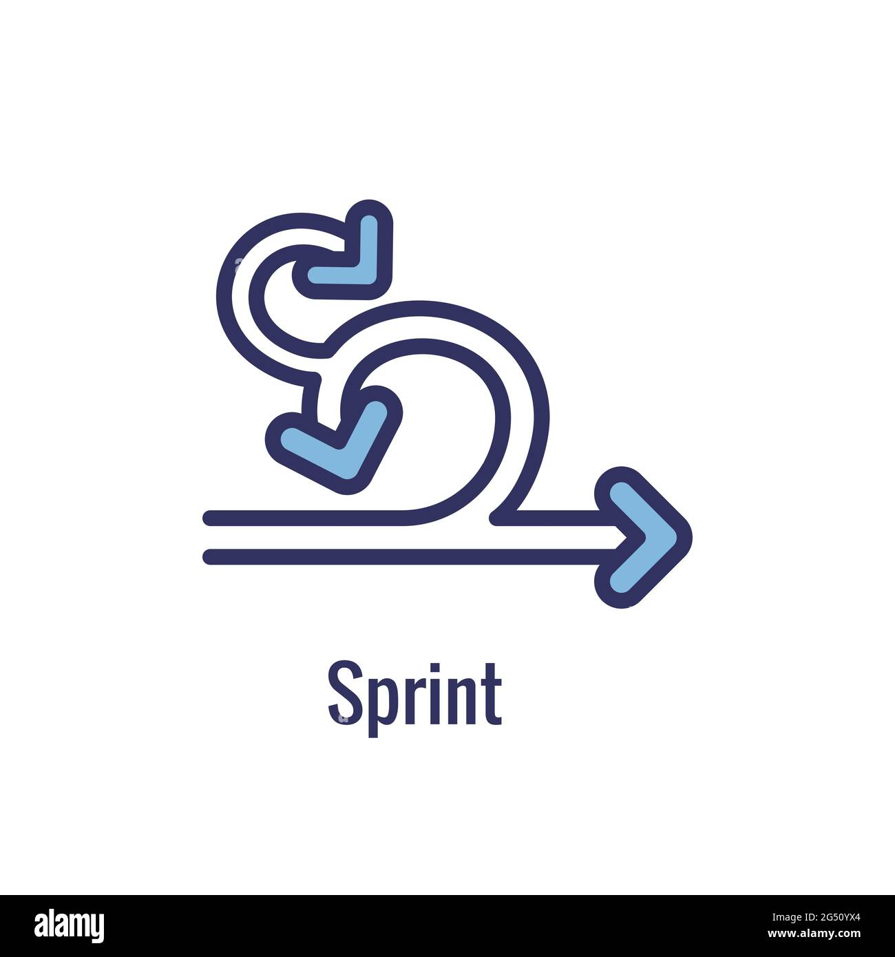 Agile Scrum Process and methodology icon Stock Vector Image & Art - Alamy