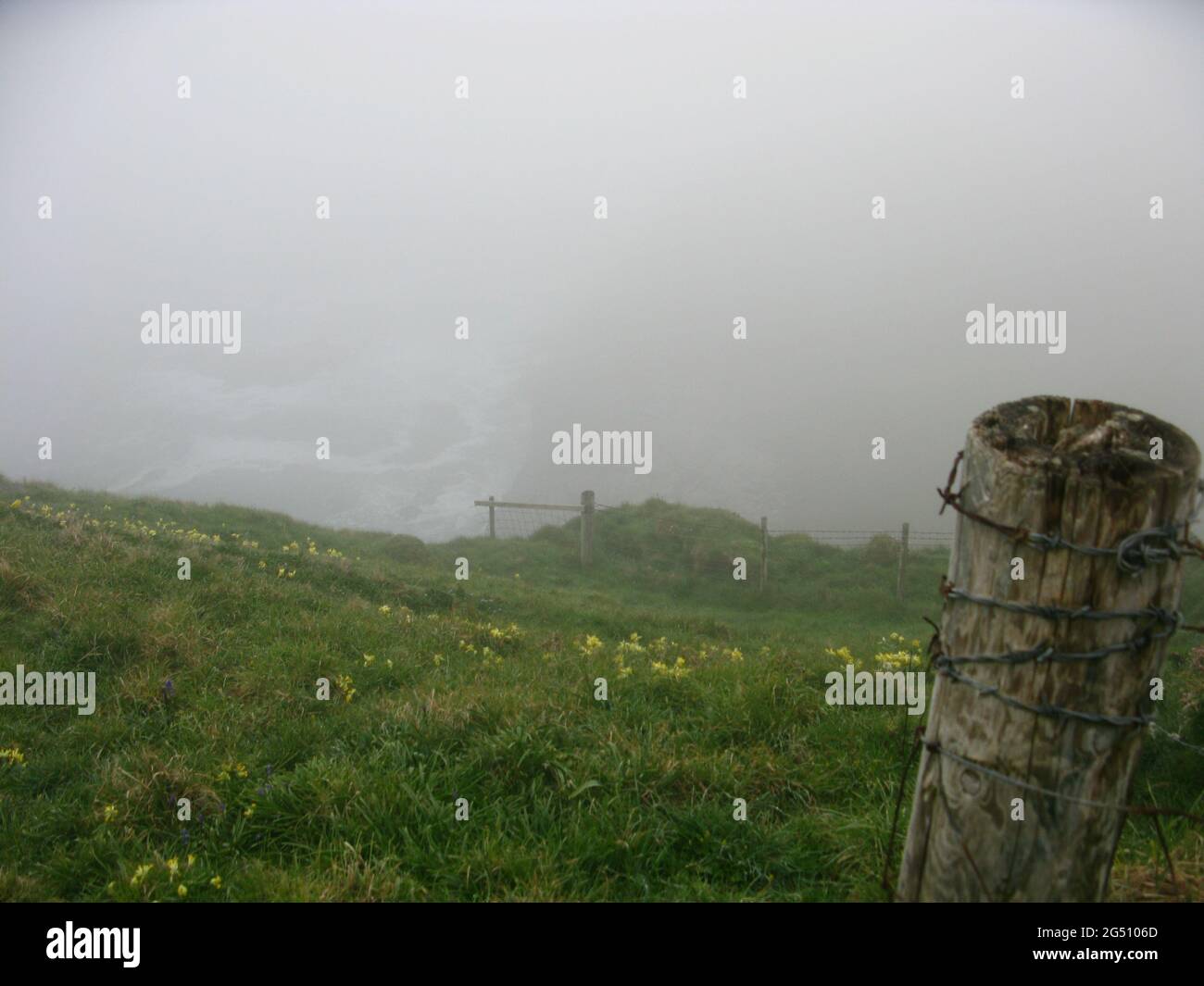 South west coast path. North Cornwall. West country. England. UK Stock ...