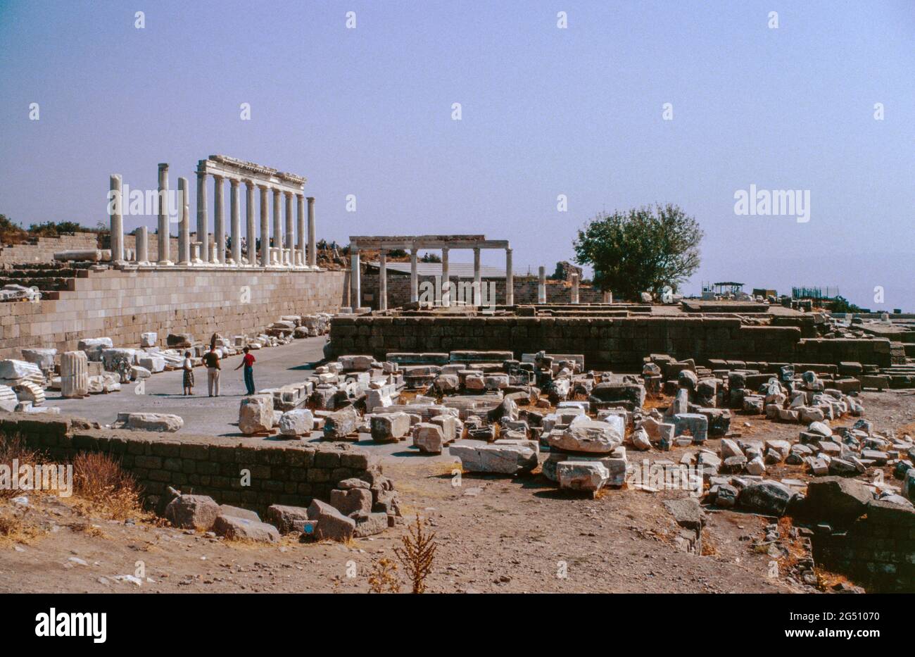 Pergamon/Pergamos - ruins of ancient city in Izmir province (a rich and ...