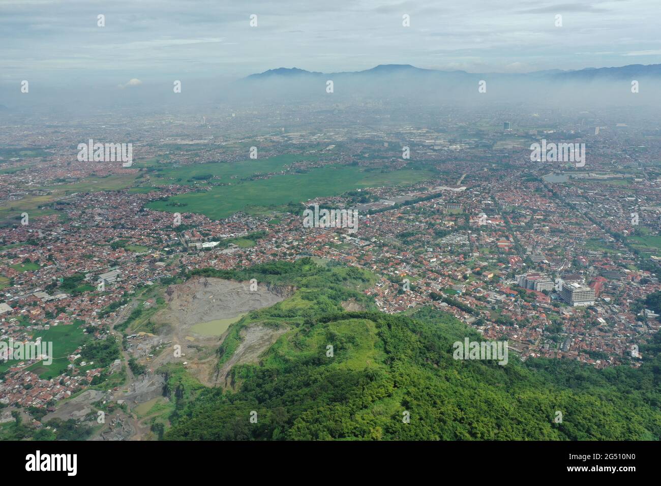 Rock quarry at South of Bandung West Java Indonesia Stock Photo - Alamy