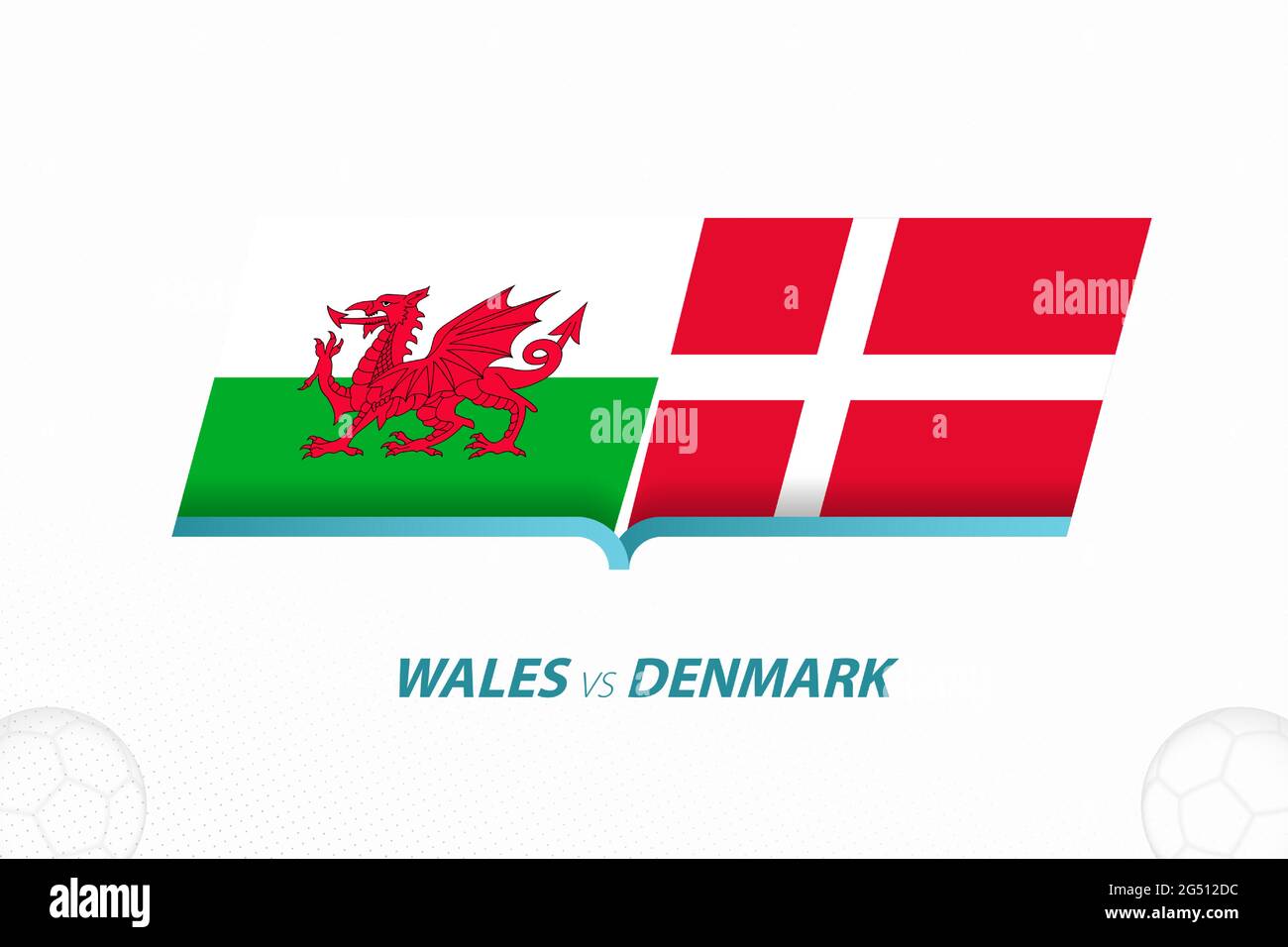 Denmark vs wales Stock Vector Images - Alamy