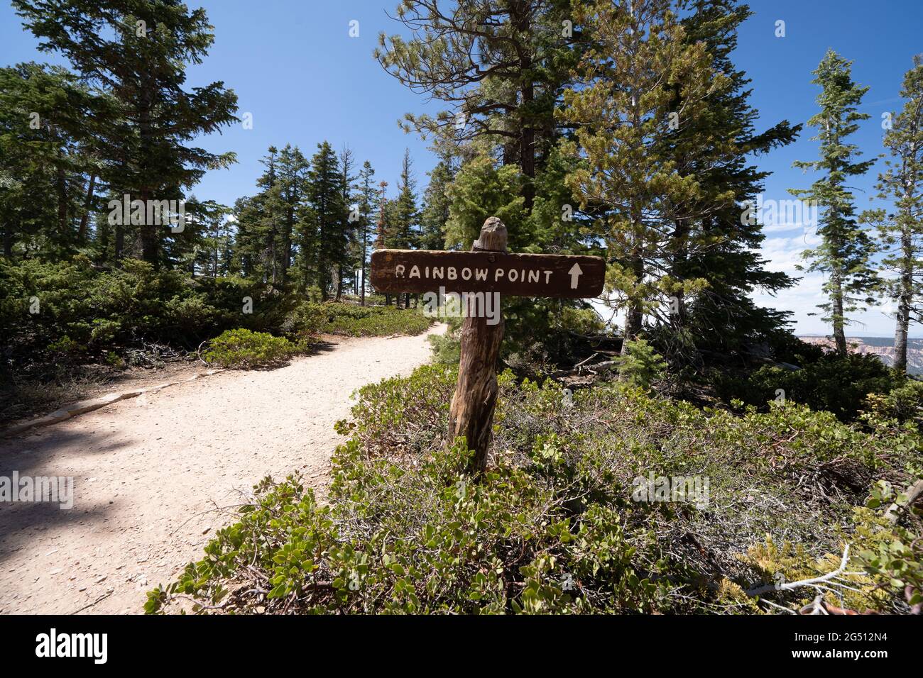 Bryce point sign hi-res stock photography and images - Alamy