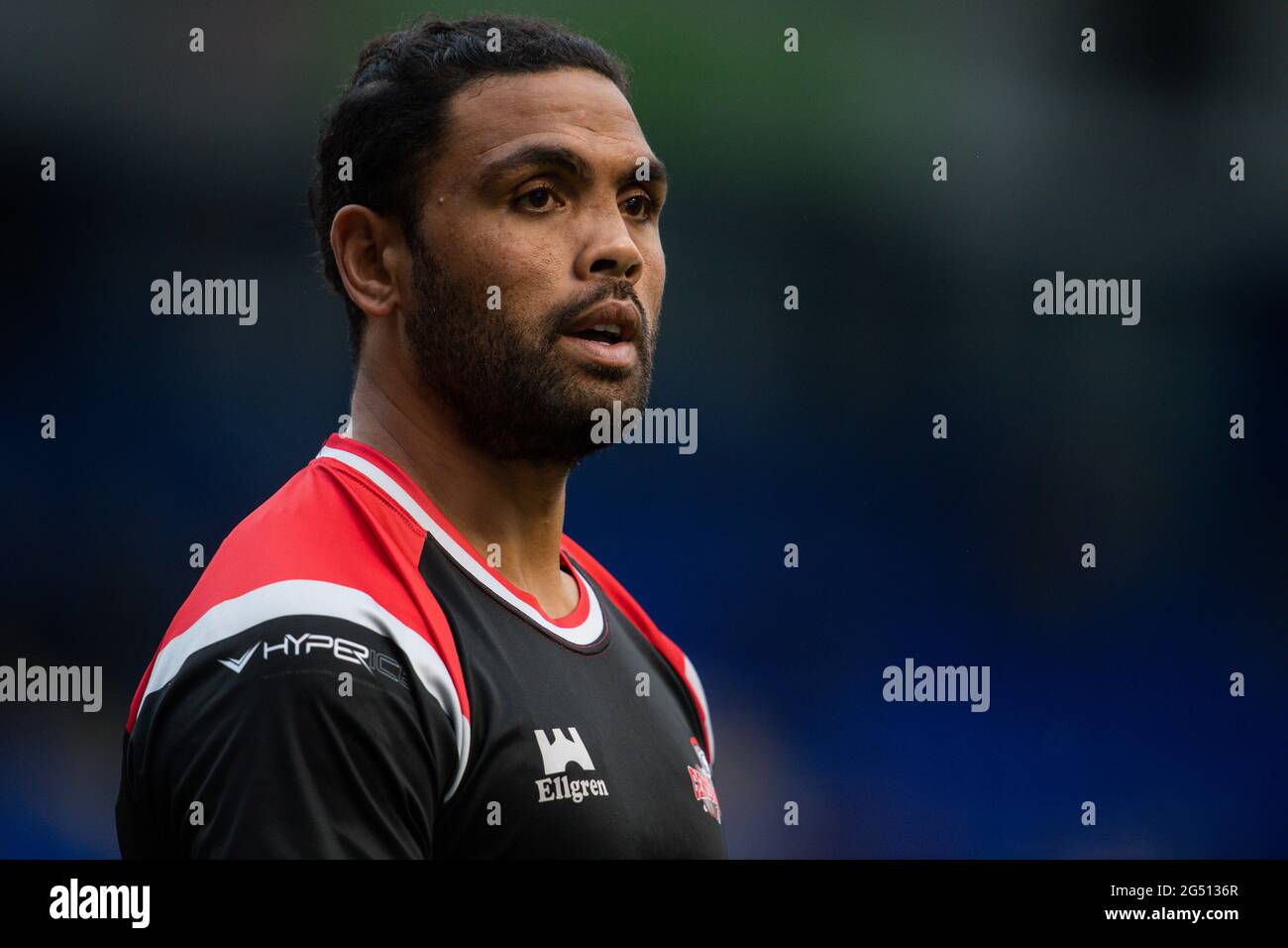 Mark Ioane (10) of Leigh Centurions during pre match warm up Stock ...