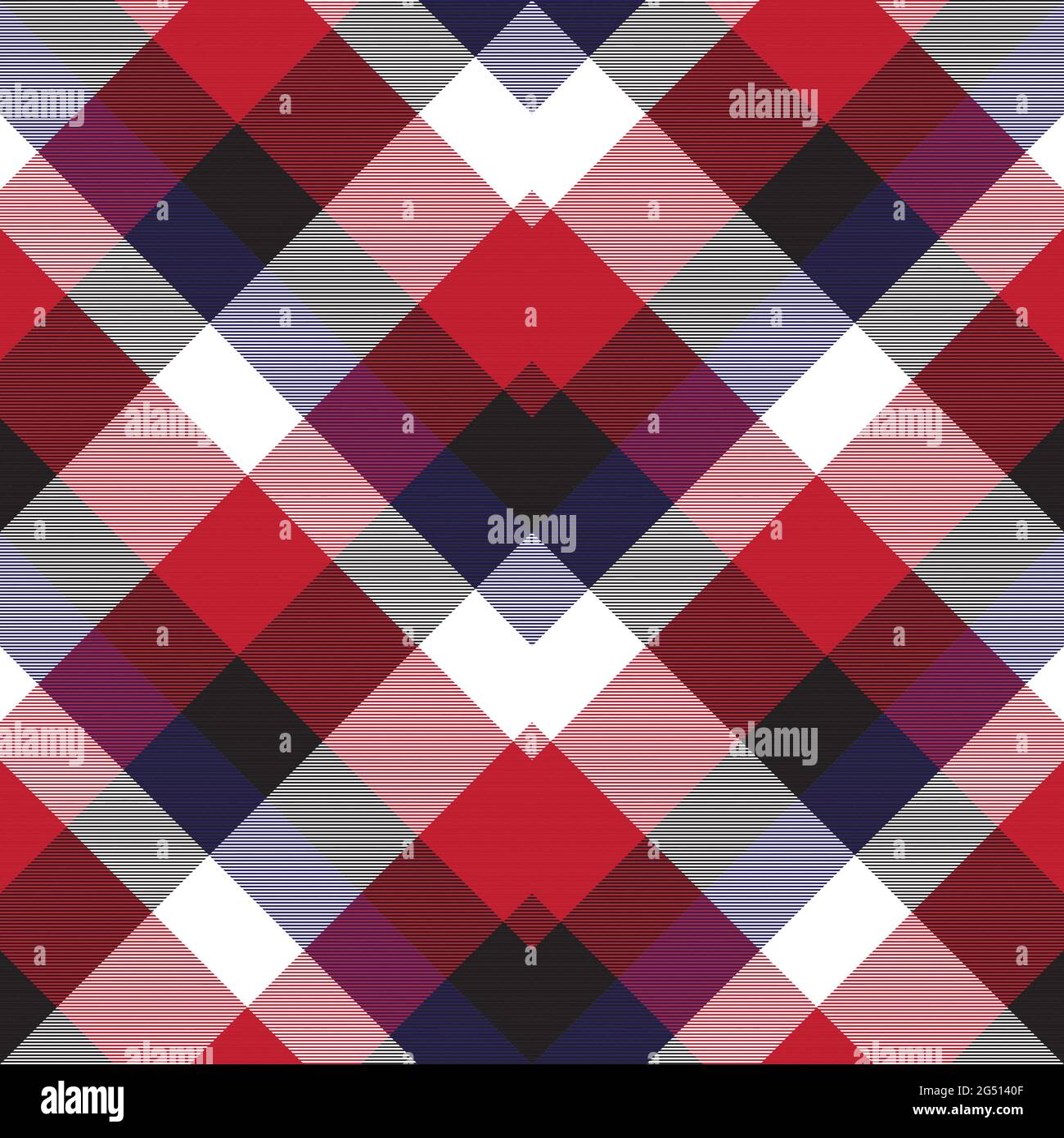 Chevron Plaid Tartan textured Seamless pattern design suitable for ...