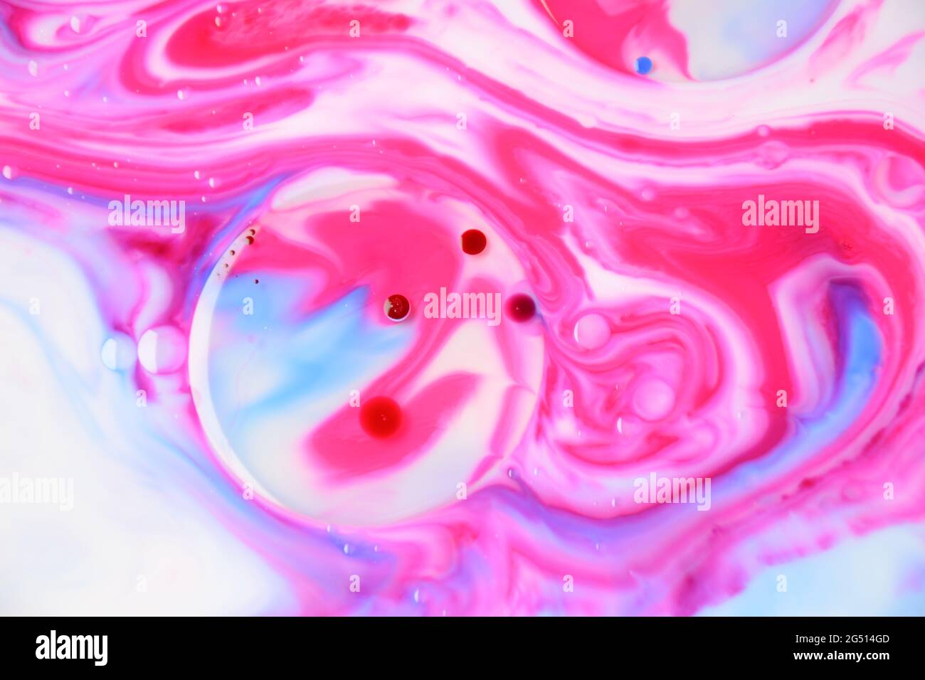 Abstract colors, backgrounds and textures. Food Coloring in milk. Food ...