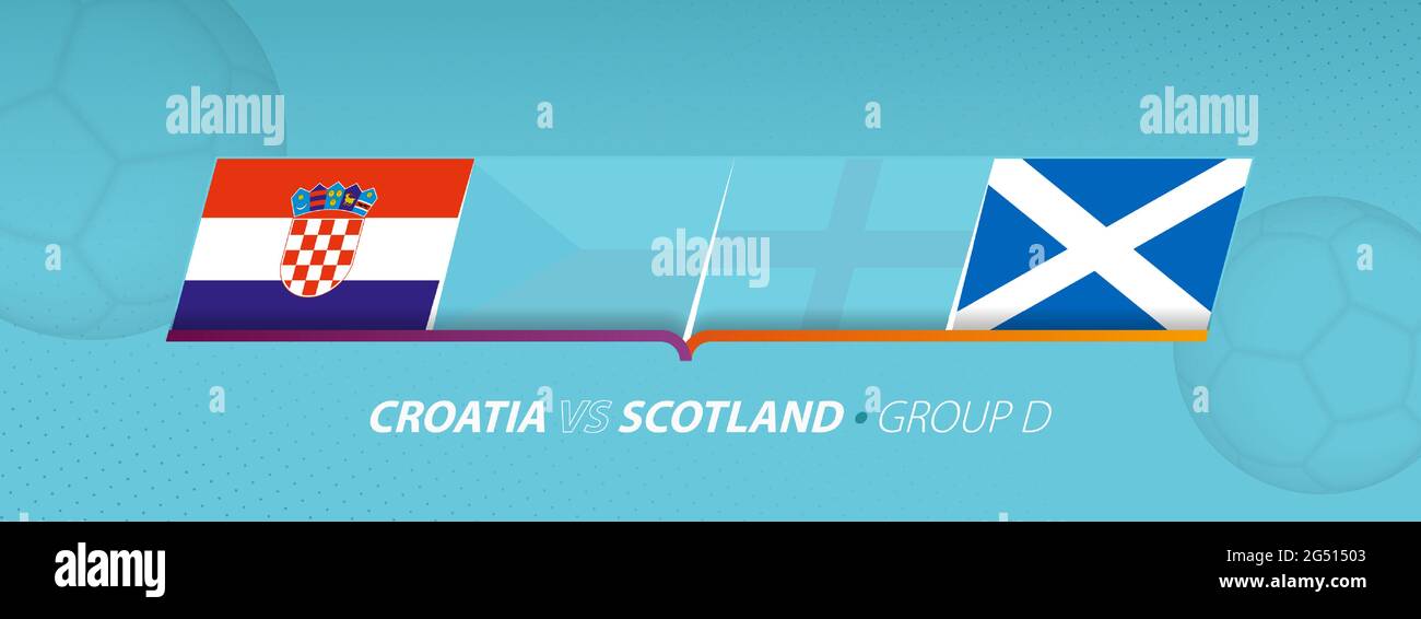 Croatia versus scotland Stock Vector Images - Alamy