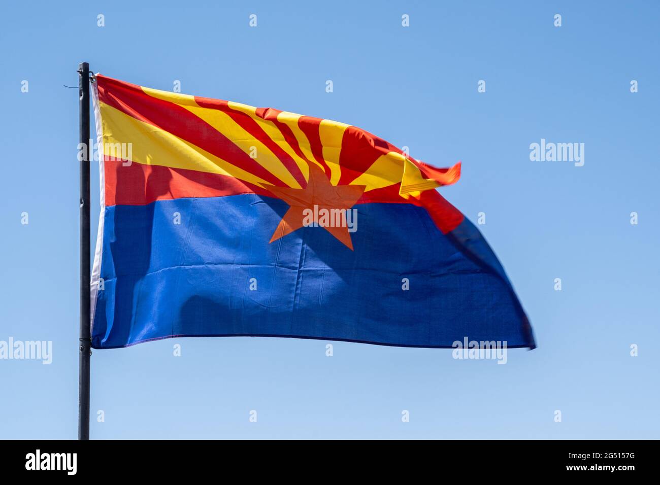 Arizona vector flag hi-res stock photography and images - Alamy