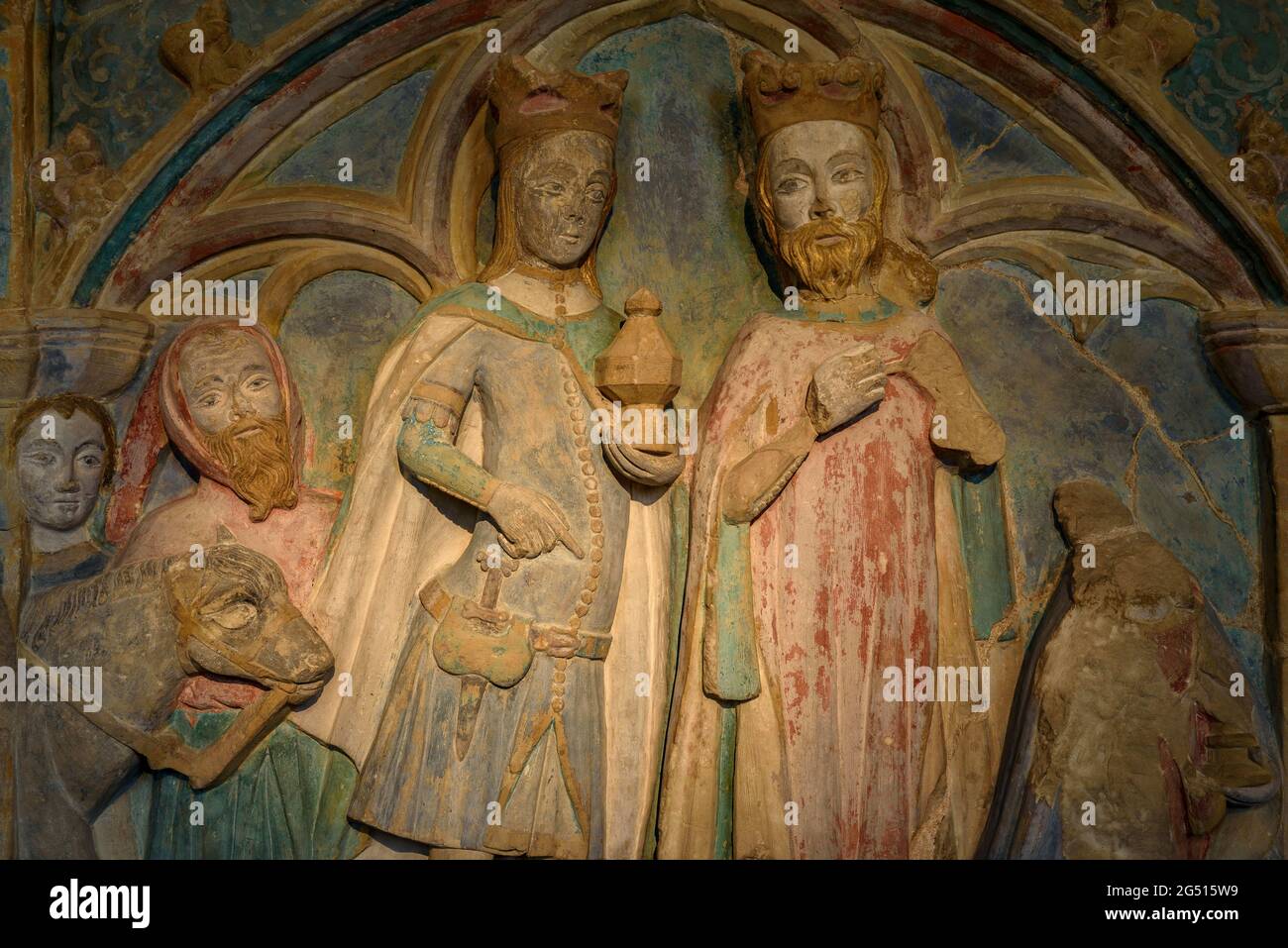 Solsona Museum. Altarpiece of the Epiphany, from the church of Santa ...