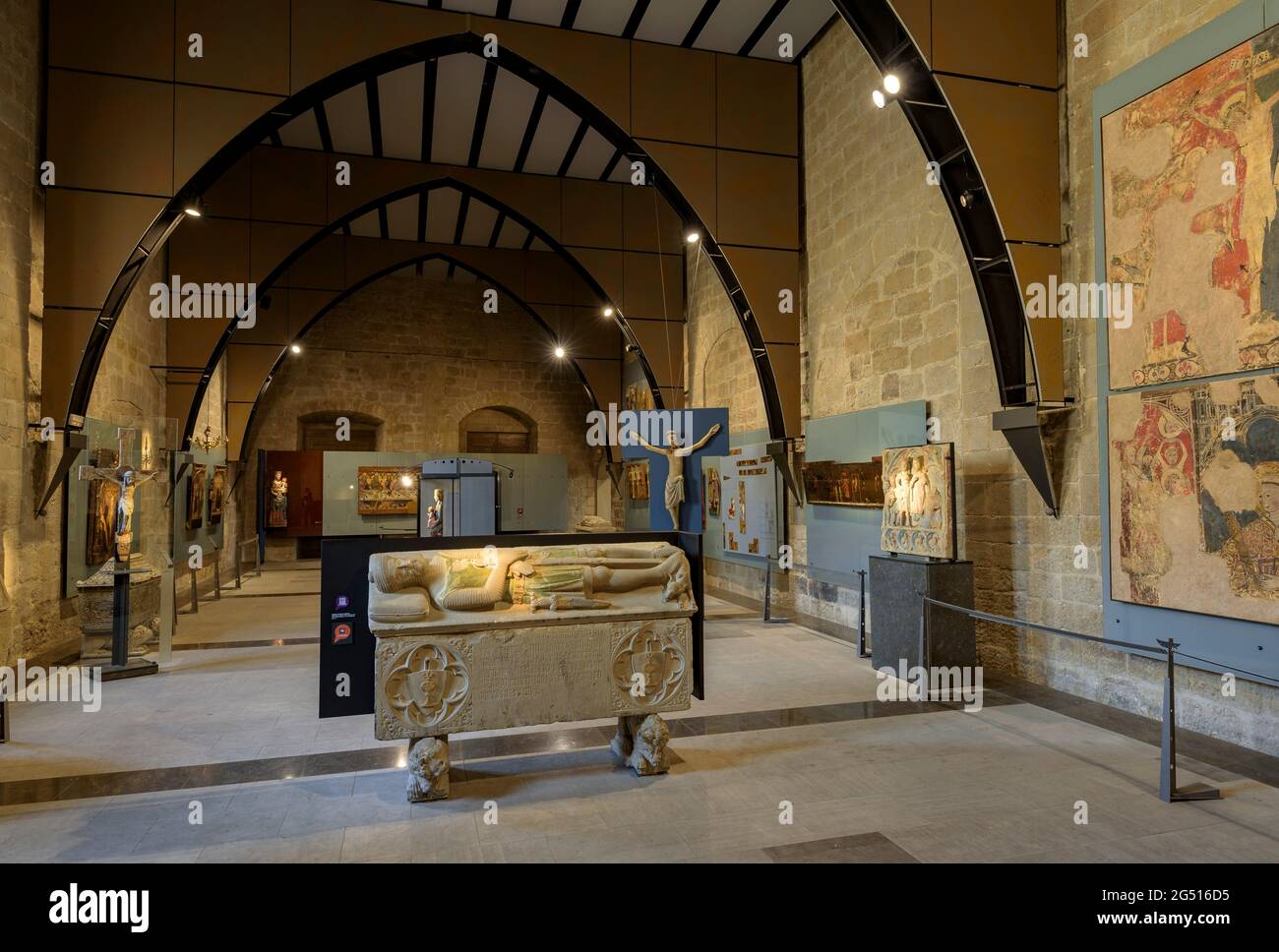 Solsona Museum. Room dedicated to Gothic (Solsona, Lleida, Catalonia ...