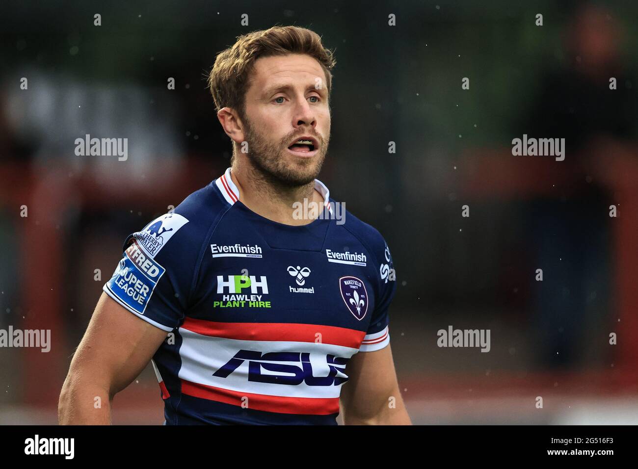 Kyle Wood (9) of Wakefield Trinity during the game Stock Photo - Alamy