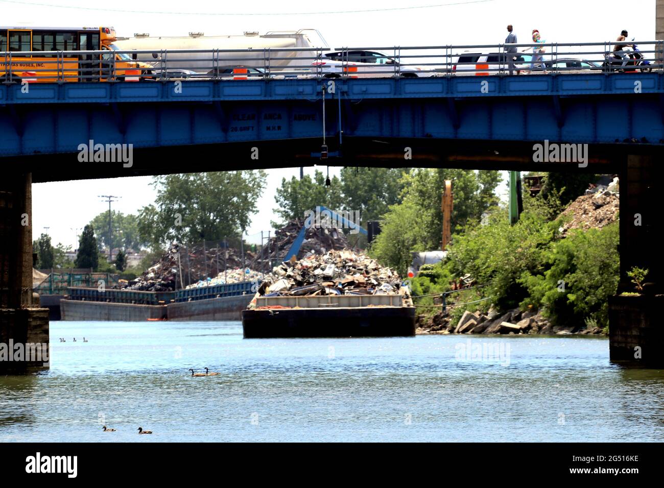 New York, USA. Concrete Plant Park was a concrete plant from the late ...