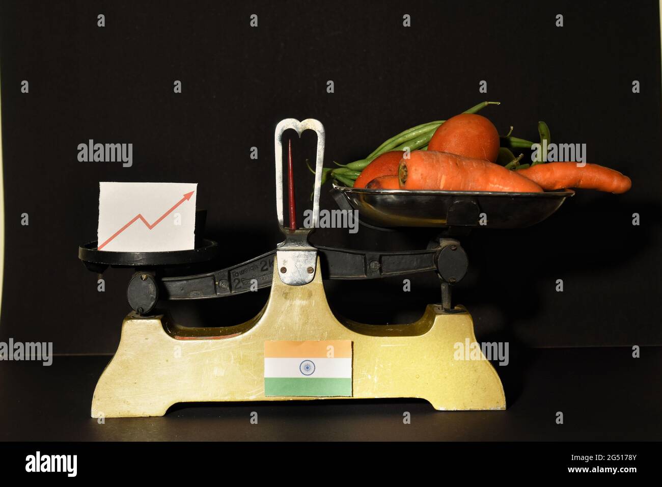 Concept of food Inflation Stock Photo - Alamy
