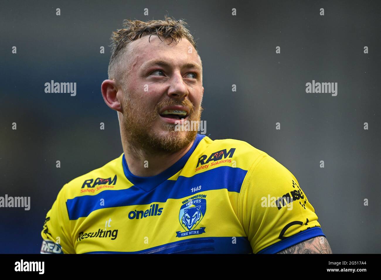 Josh Charnley (5) of Warrington Wolves Stock Photo - Alamy