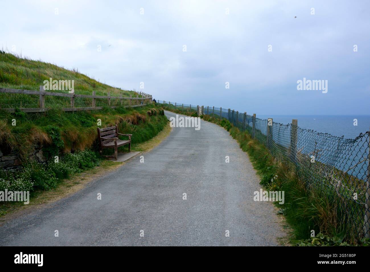 Coastal Path to Port Isaac in Cornwall Stock Photo - Alamy