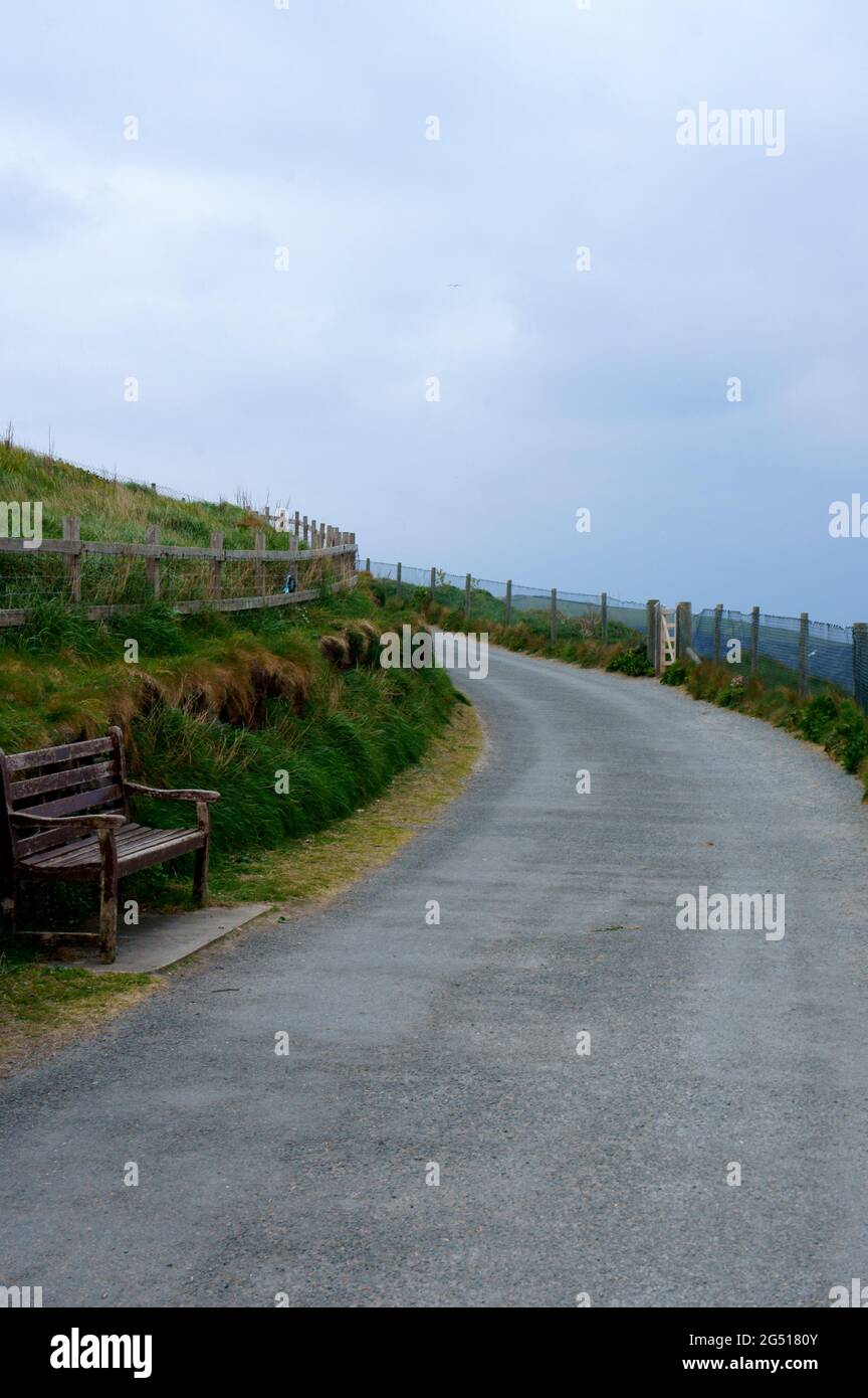 Coastal Path to Port Isaac in Cornwall Stock Photo - Alamy