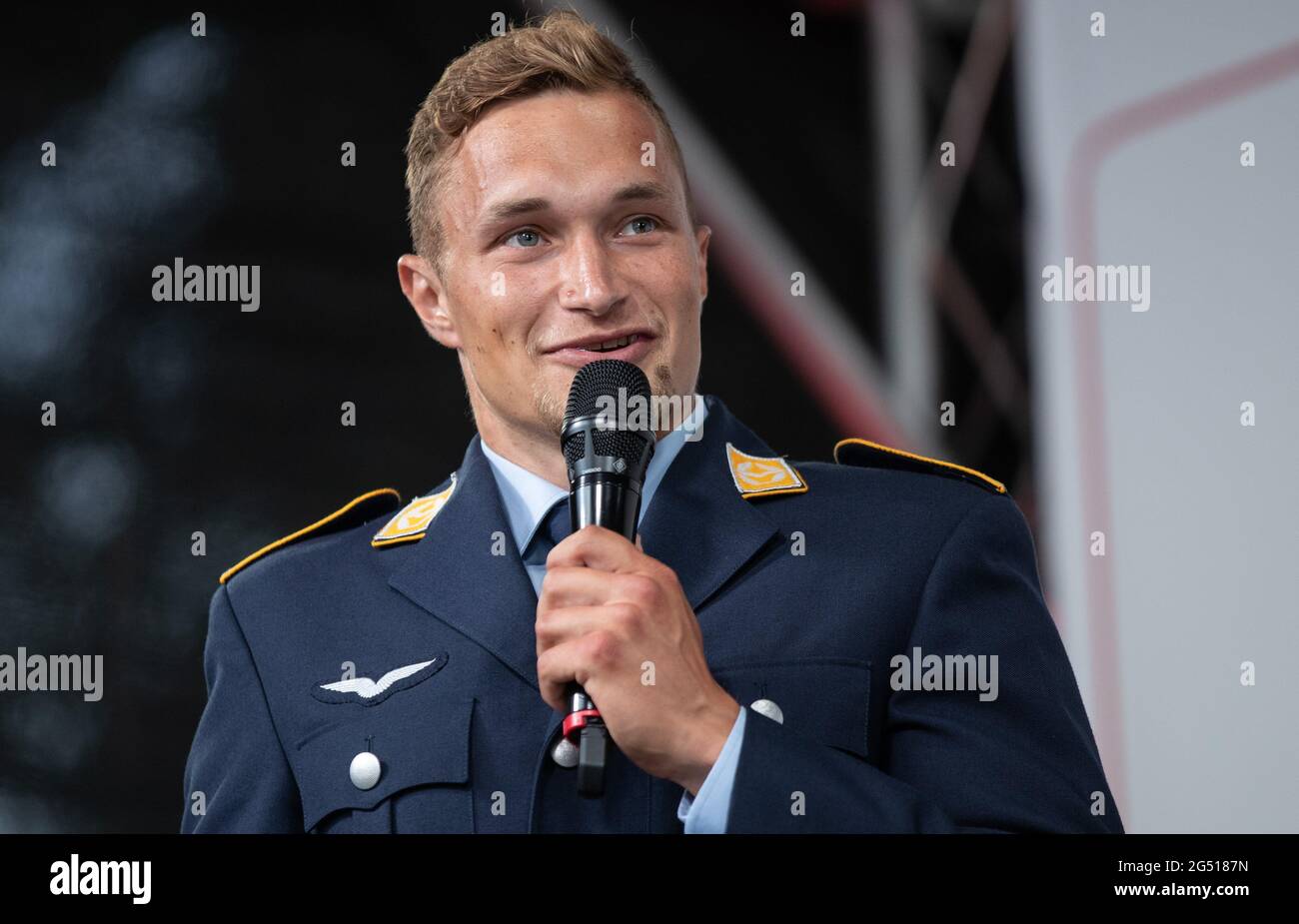 Berlin, Germany. 24th June, 2021. Olympics: Tokyo, German Team ...