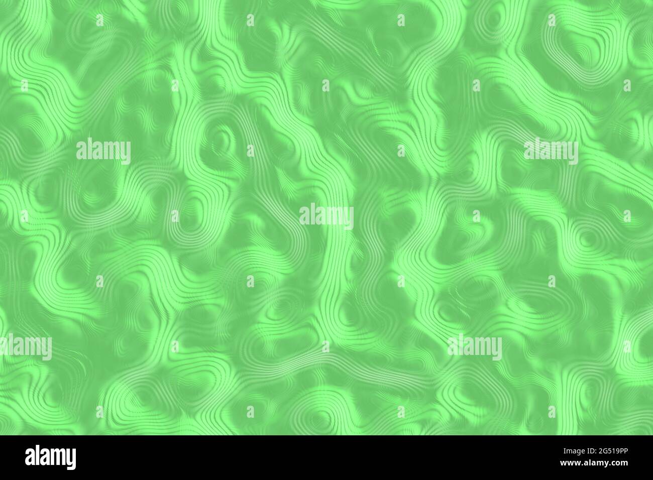 modern green pattern with smooth forms digitally drawn background ...