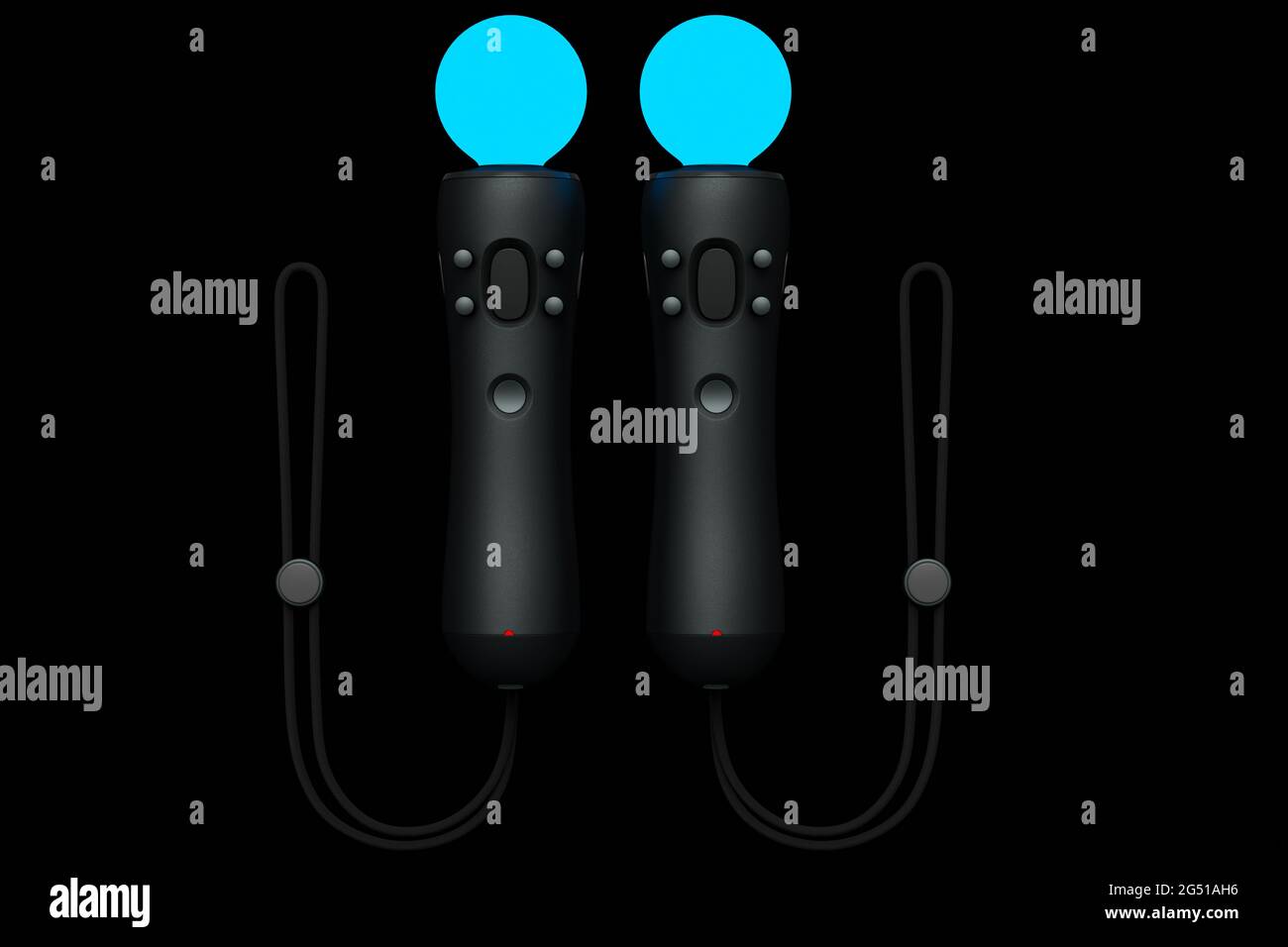 Virtual reality controllers for online and cloud gaming on black ...