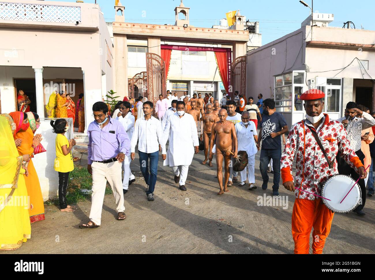 Beawar, India. 24th June, 2021. (EDITORS NOTE: Image contains nudity ...