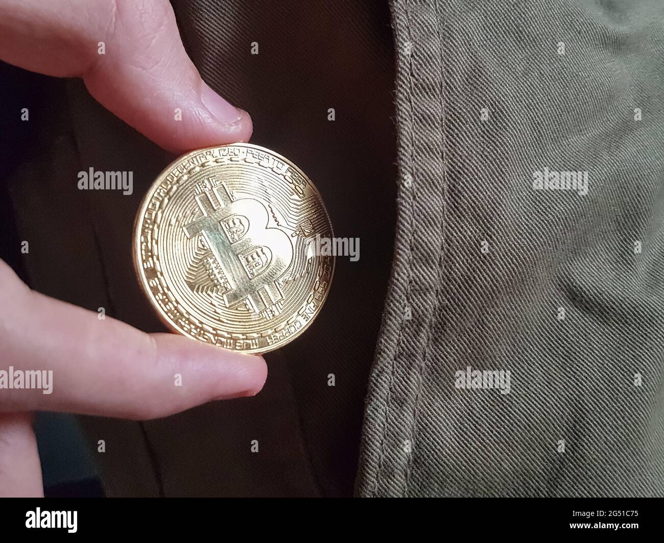 Bitcoin jeans hi-res stock photography and images - Alamy