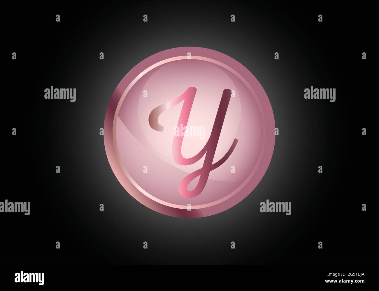 Luxury Alphabet letters Y icon. Monogram initials perfectly for wedding ...