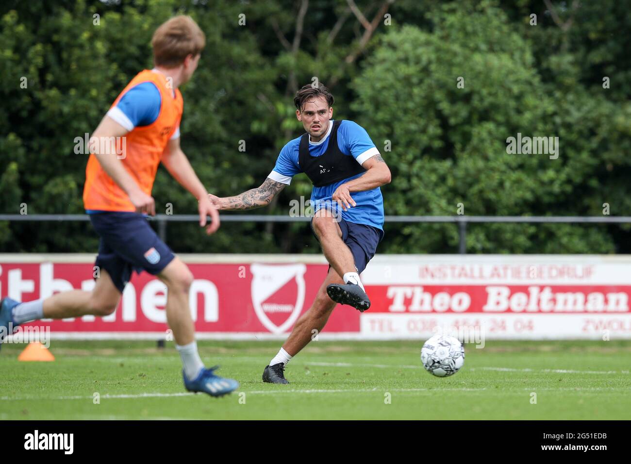 ZWOLLE, NETHERLANDS - JUNE 24: Sam Kersten of PEC Zwolle during the ...