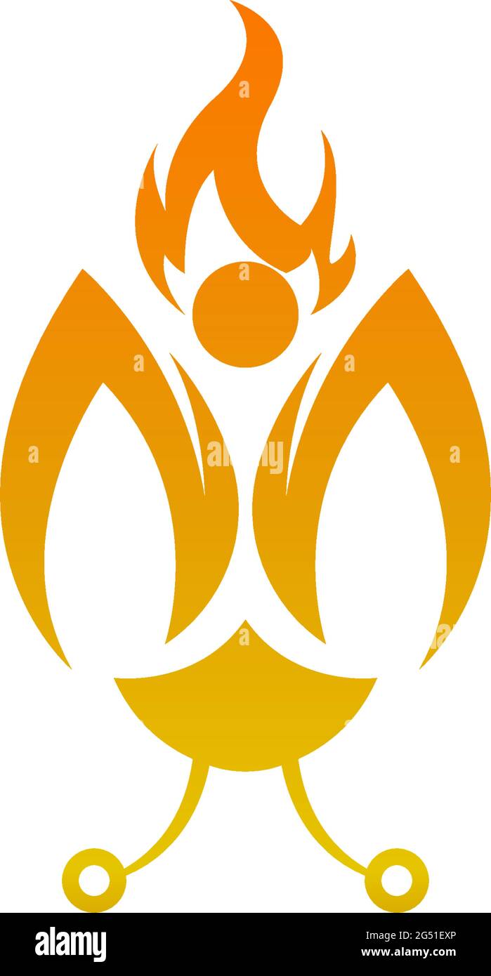 Fireflies icon logo simple design vector template illustration Stock ...