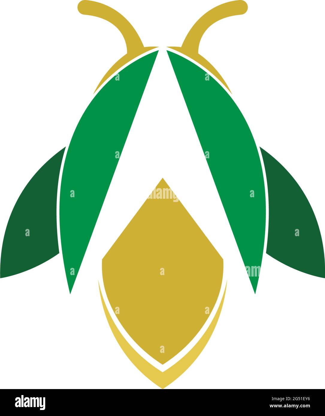 Fireflies icon logo simple design vector template illustration Stock ...