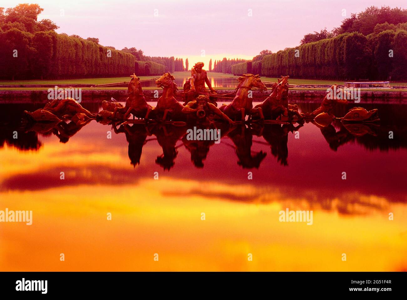 Fountain of Apollo, Palace of Versailles, Versailles, France Stock ...