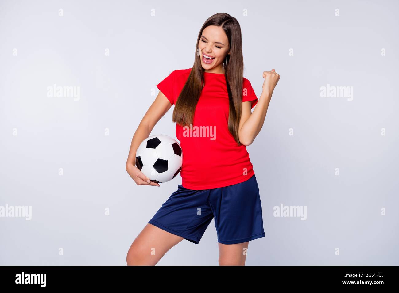 Spain girl goal hi-res stock photography and images - Alamy