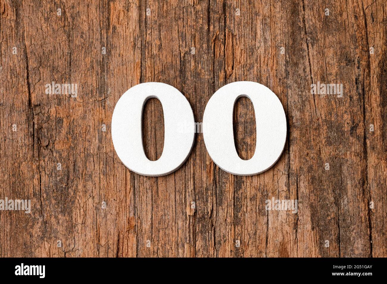 Digit zero zero - White numbers on rustic wooden background Stock Photo ...