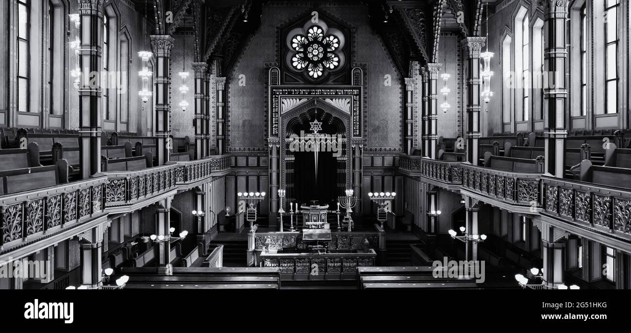 Synagogue interior, Stockholm, Sweden Stock Photo - Alamy