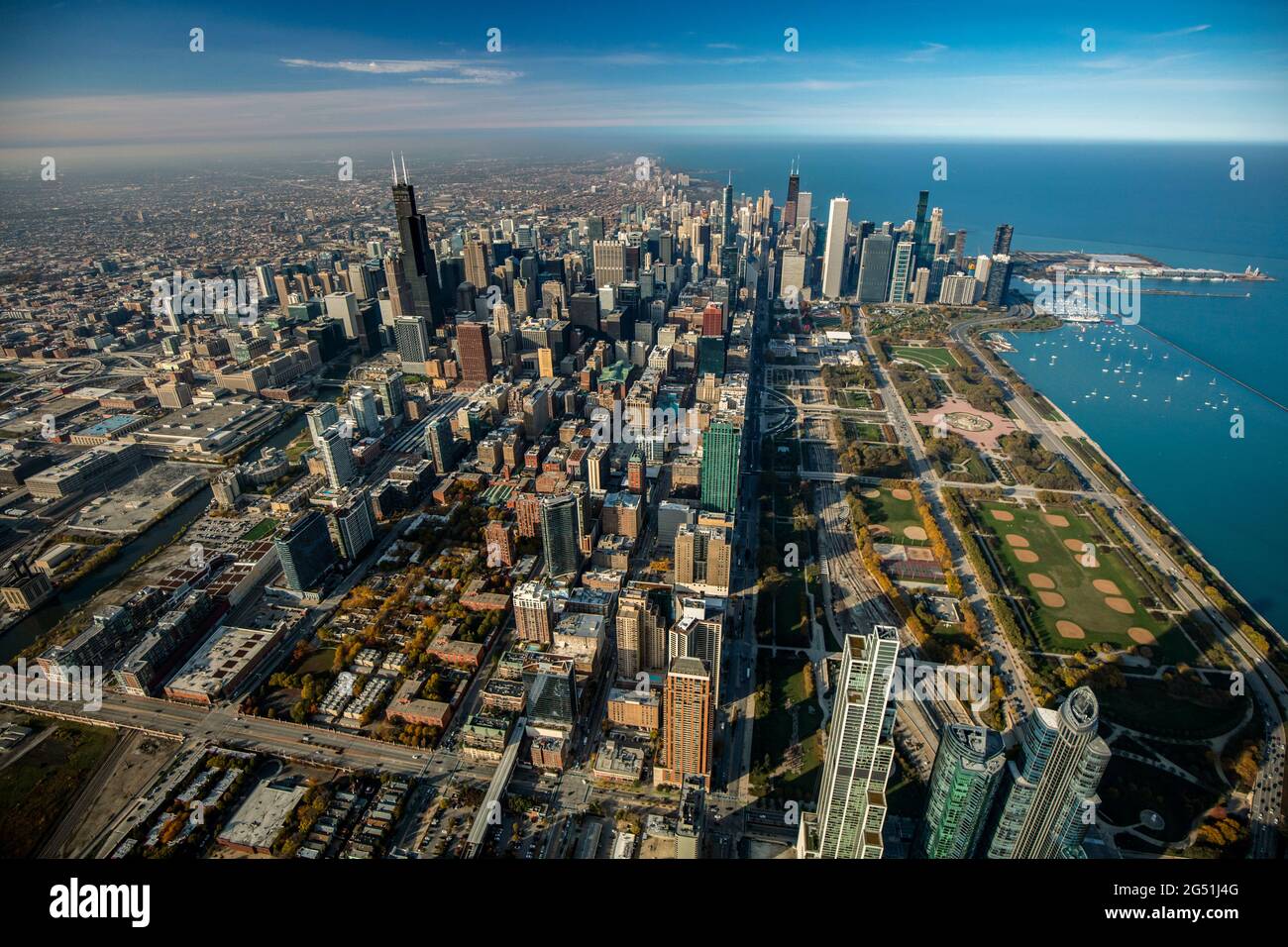 Aerial View Chicago 2022