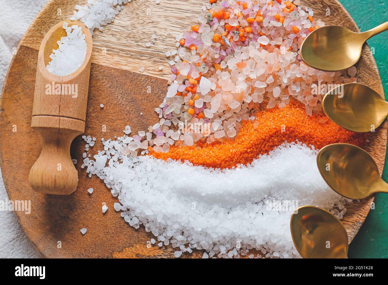 Different kind of salt hi-res stock photography and images - Alamy