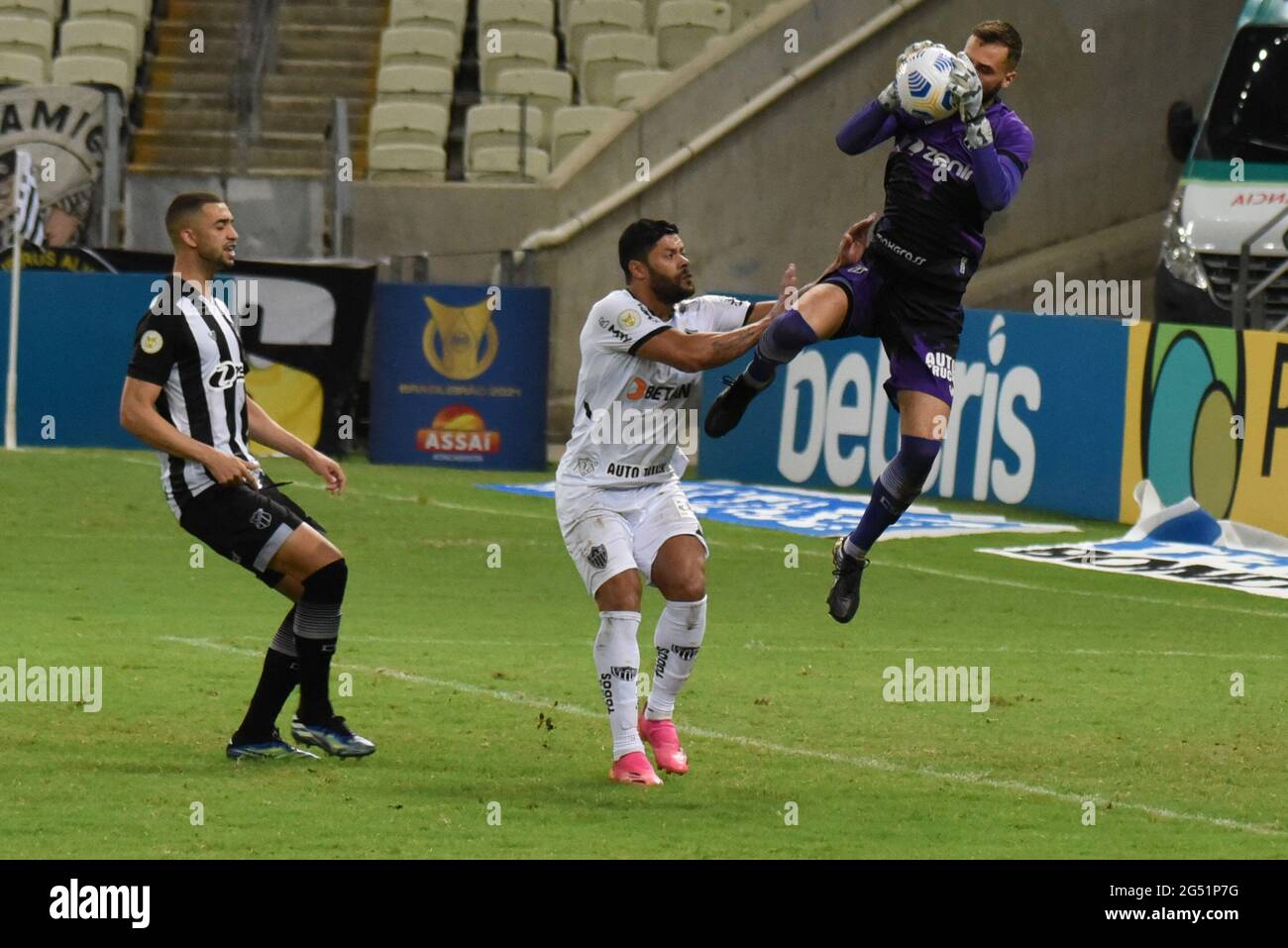 Fortaleza, Brazil. 24th June, 2021. Hulk of Atletico MG during the ...