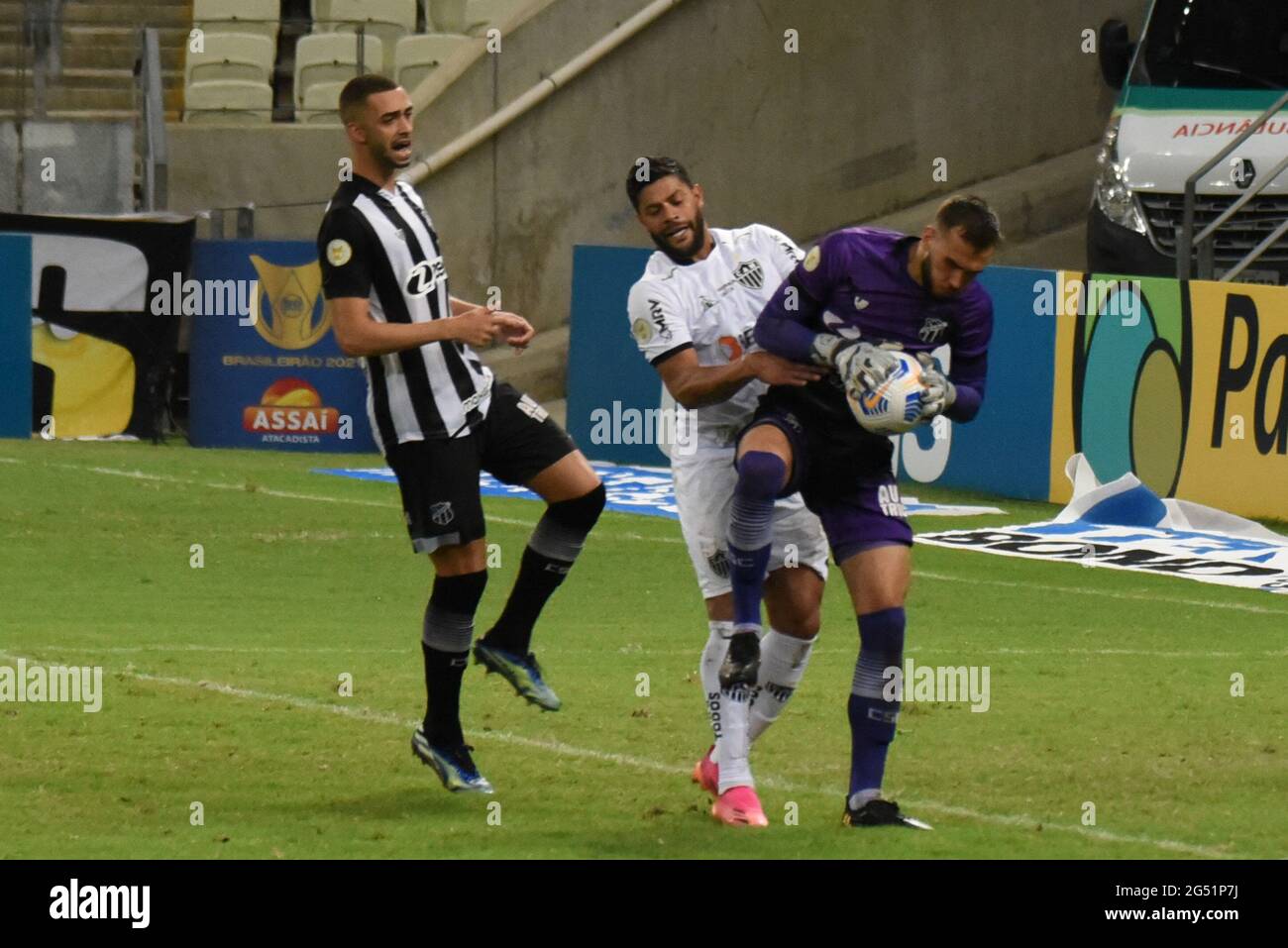 Fortaleza, Brazil. 24th June, 2021. Hulk of Atletico MG during the ...