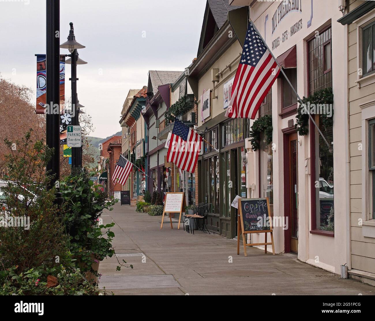 District flags hi-res stock photography and images - Alamy