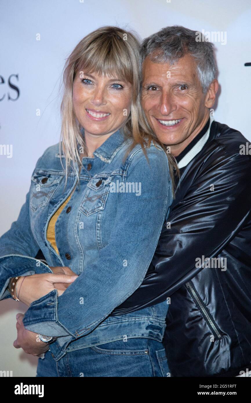 Paris, France. 24th June, 2021. Nagui and Melanie Page attending the ...