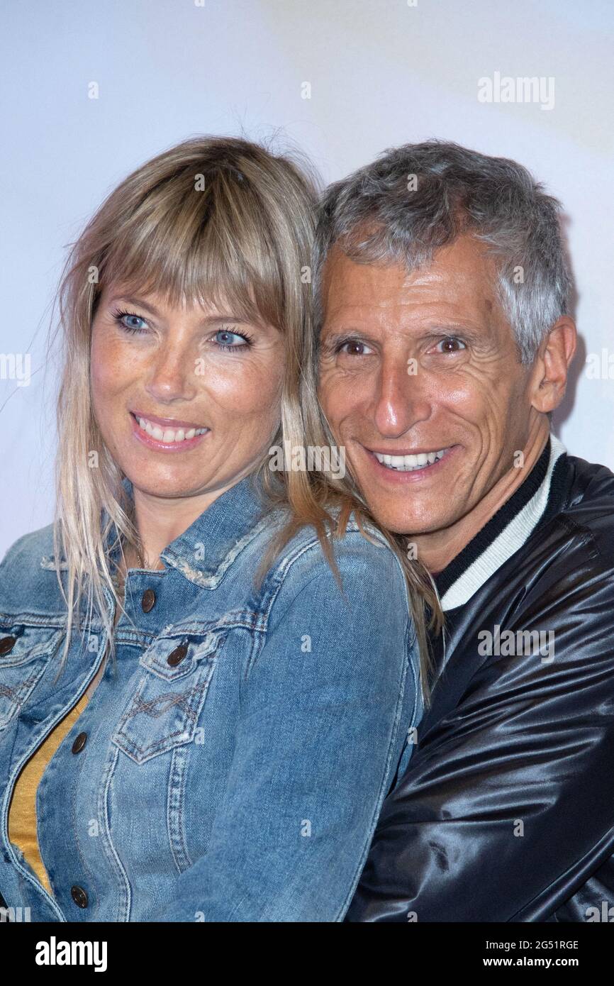Paris, France. 24th June, 2021. Nagui and Melanie Page attending the ...