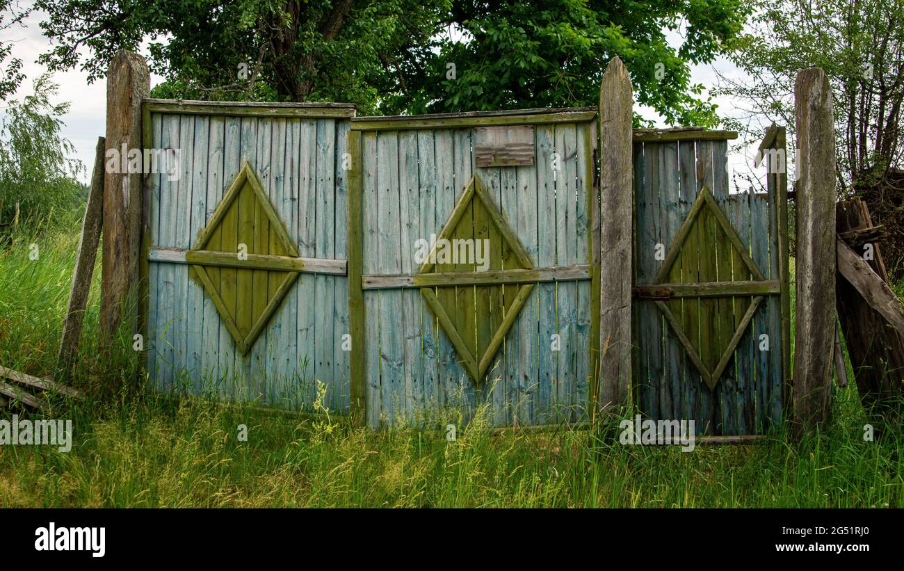 Old door wicket gate in hi-res stock photography and images - Alamy