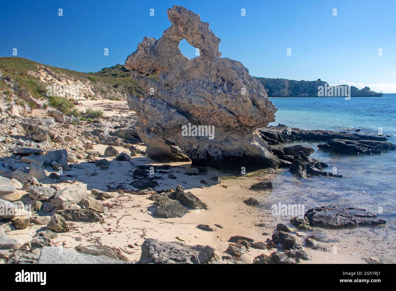 Rocky Bay on Rottnest Island Stock Photo - Alamy