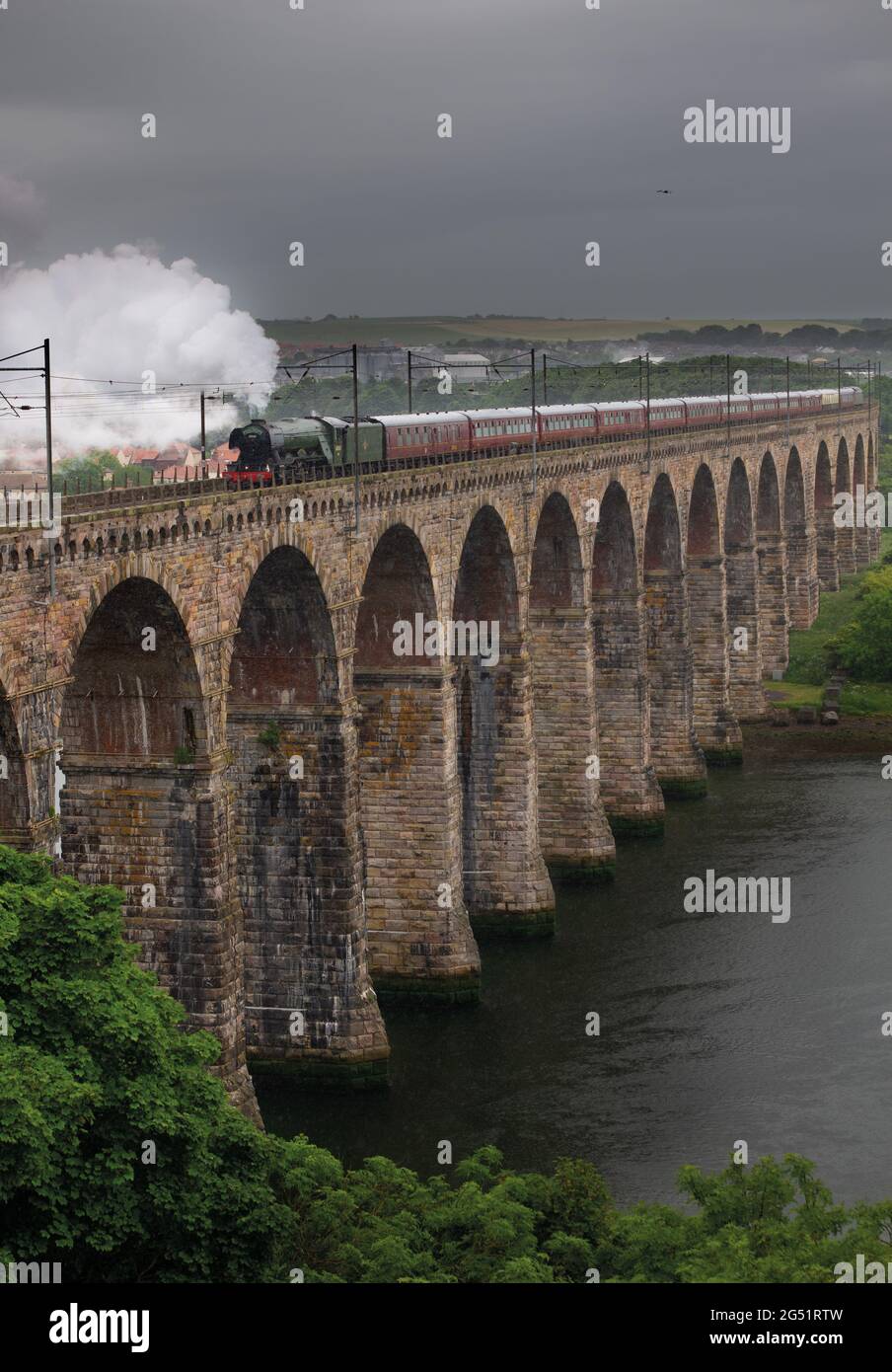Berwick upon Tweed, Northumberland, UK. 24th June, 2021. Steam ...
