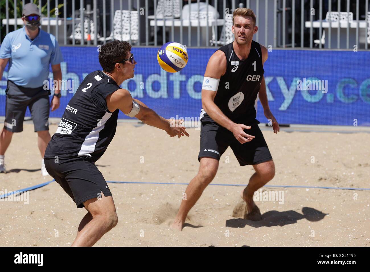 The Hague, NETHERLANDS - JUNE 24: Alexander Walkenhorst (1) of Germany ...