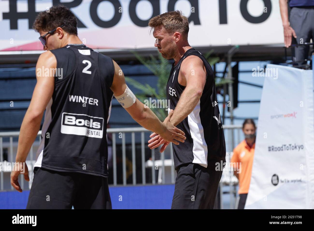 The Hague, NETHERLANDS - JUNE 24: Alexander Walkenhorst (1) of Germany ...