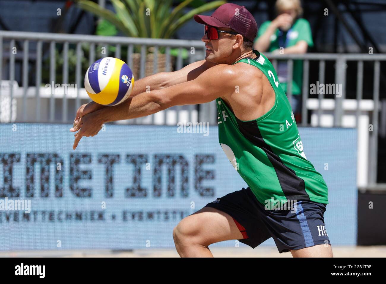 The Hague, NETHERLANDS - JUNE 24: Cesar Menendez Ortega (1) of Spain ...