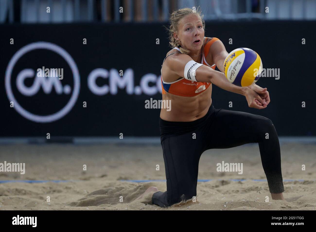 The Hague, NETHERLANDS - JUNE 24: Katja Stam (1) of Netherlands, during ...